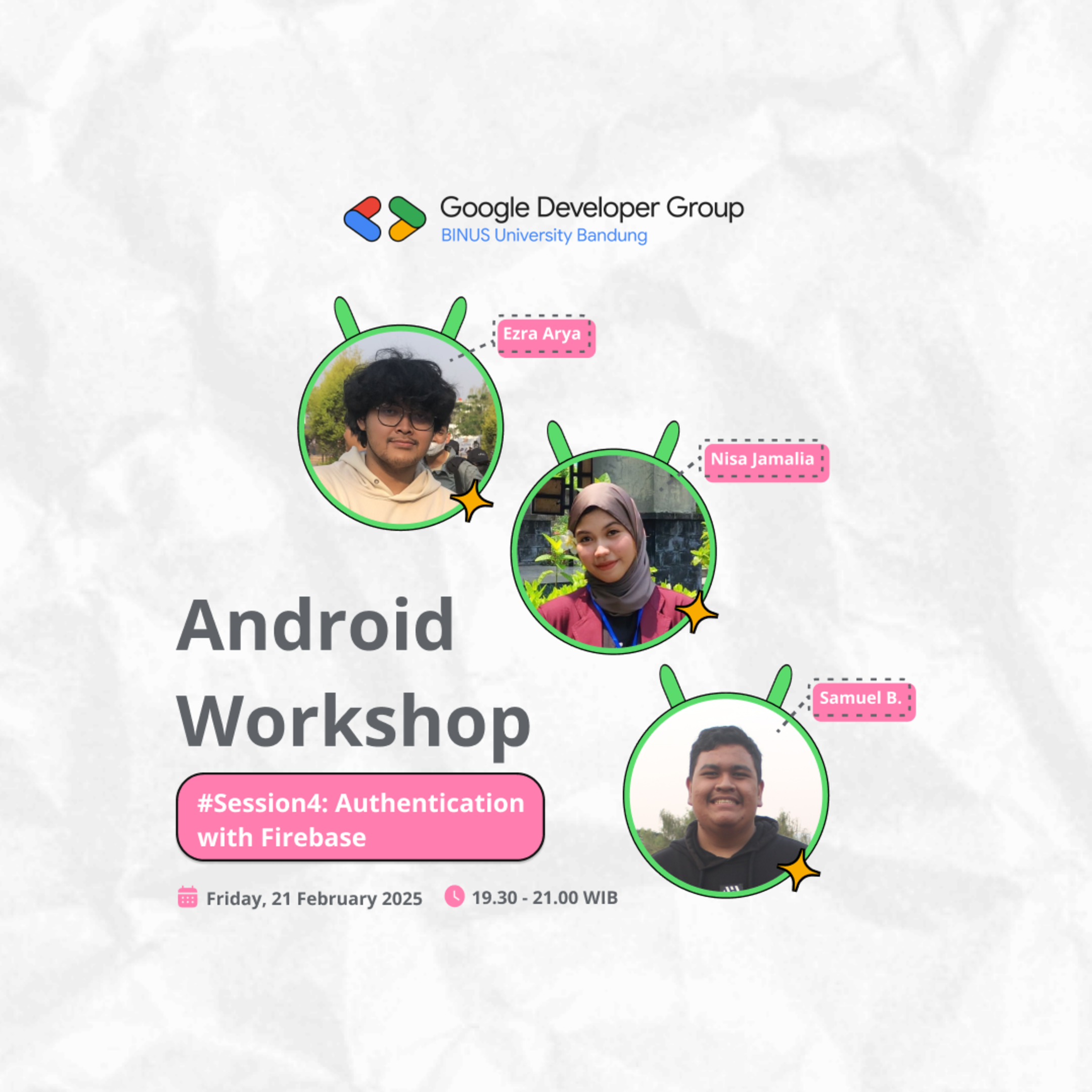 See Sesi 4: Authentication with Firebase - Android Workshop at Google Developer Groups GDG on ...